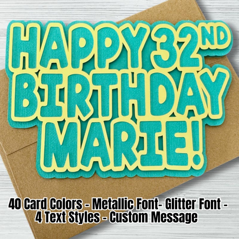 Hand Made 3d Birthday Card - Etsy