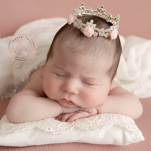 GOLD Rhinestone Baby Crown for Newborn or Maternity Baby - Etsy