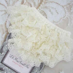 Newborn Ivory Lace Diaper Cover / Bloomer AND/OR Chiffon | Etsy