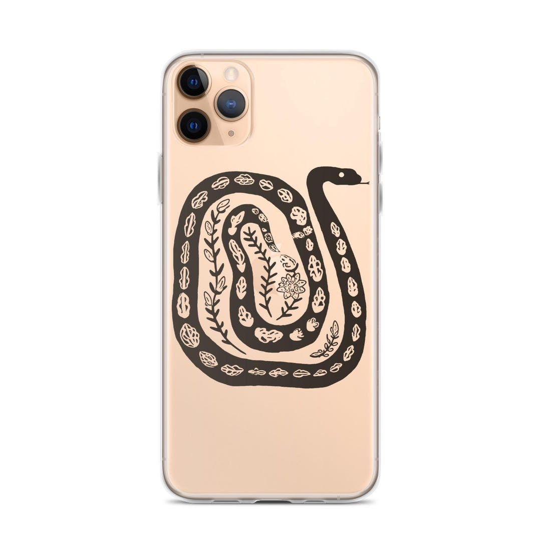 Snake Spiral Folk Art Clear Case for Iphone® - Etsy