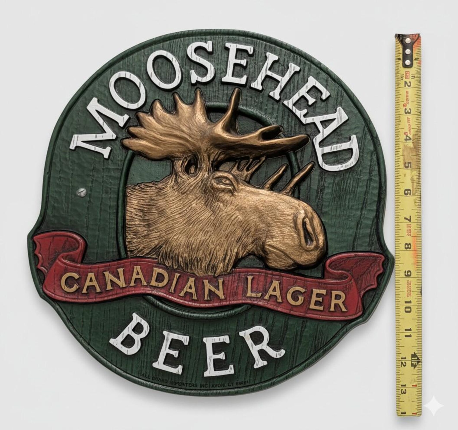 Vintage Moosehead Canadian Lager Beer 3D Molded Sign - Etsy