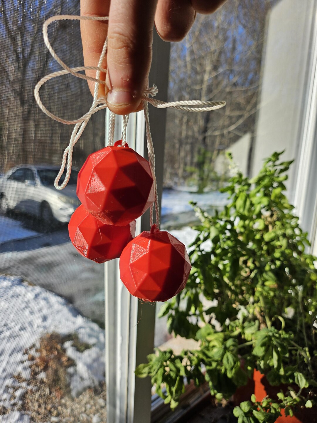 Geometric Iso-sphere Christmas Tree Ornament - Etsy