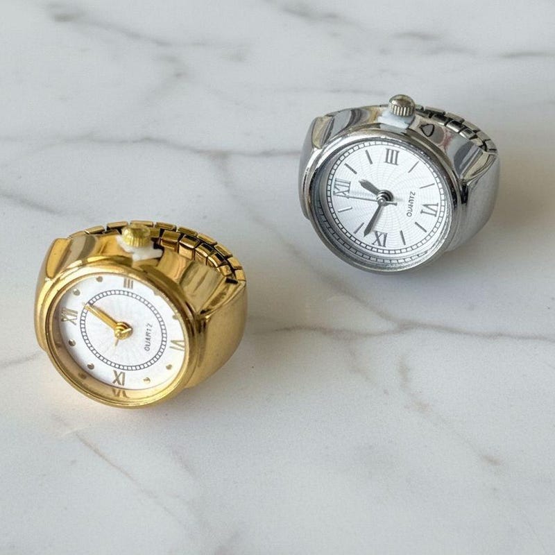 Finger Ring Watch - Etsy