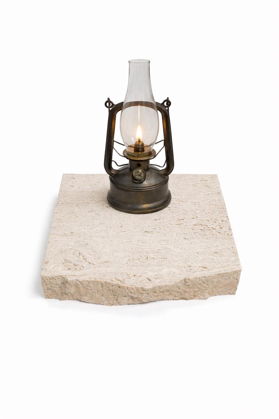 Travertine Stone Tray Natural Decor Minimal Home Display - Etsy