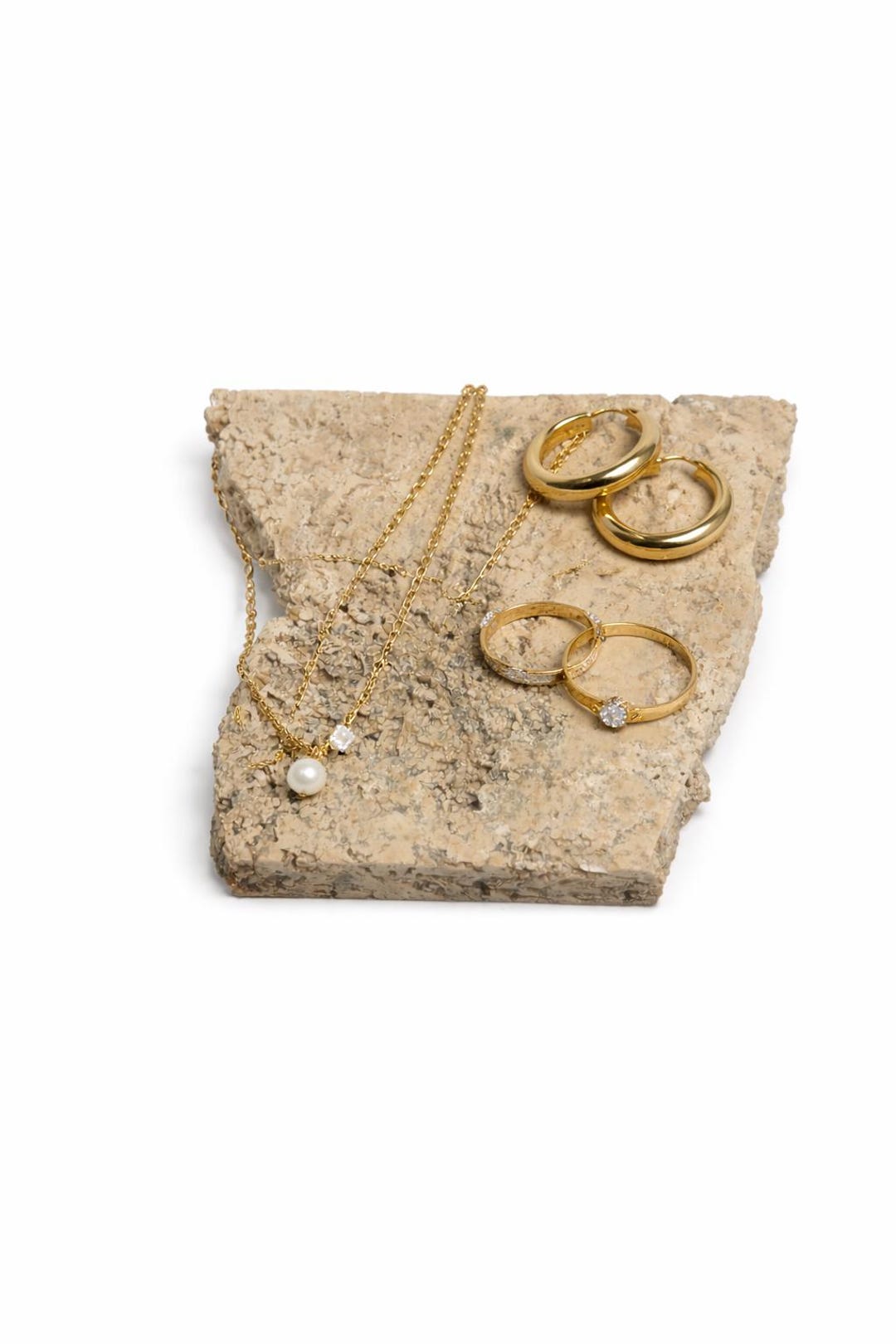 Travertine Jewelry Tray Natural Stone Ring Holder Handmade Decor - Etsy