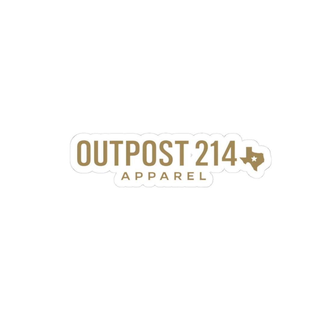 Outpost 214 Apparel Logo Sticker | Kiss-cut Sticker - Etsy