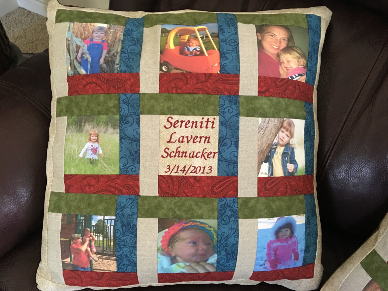 Custom Memory Photo Pillow Personalized - Etsy