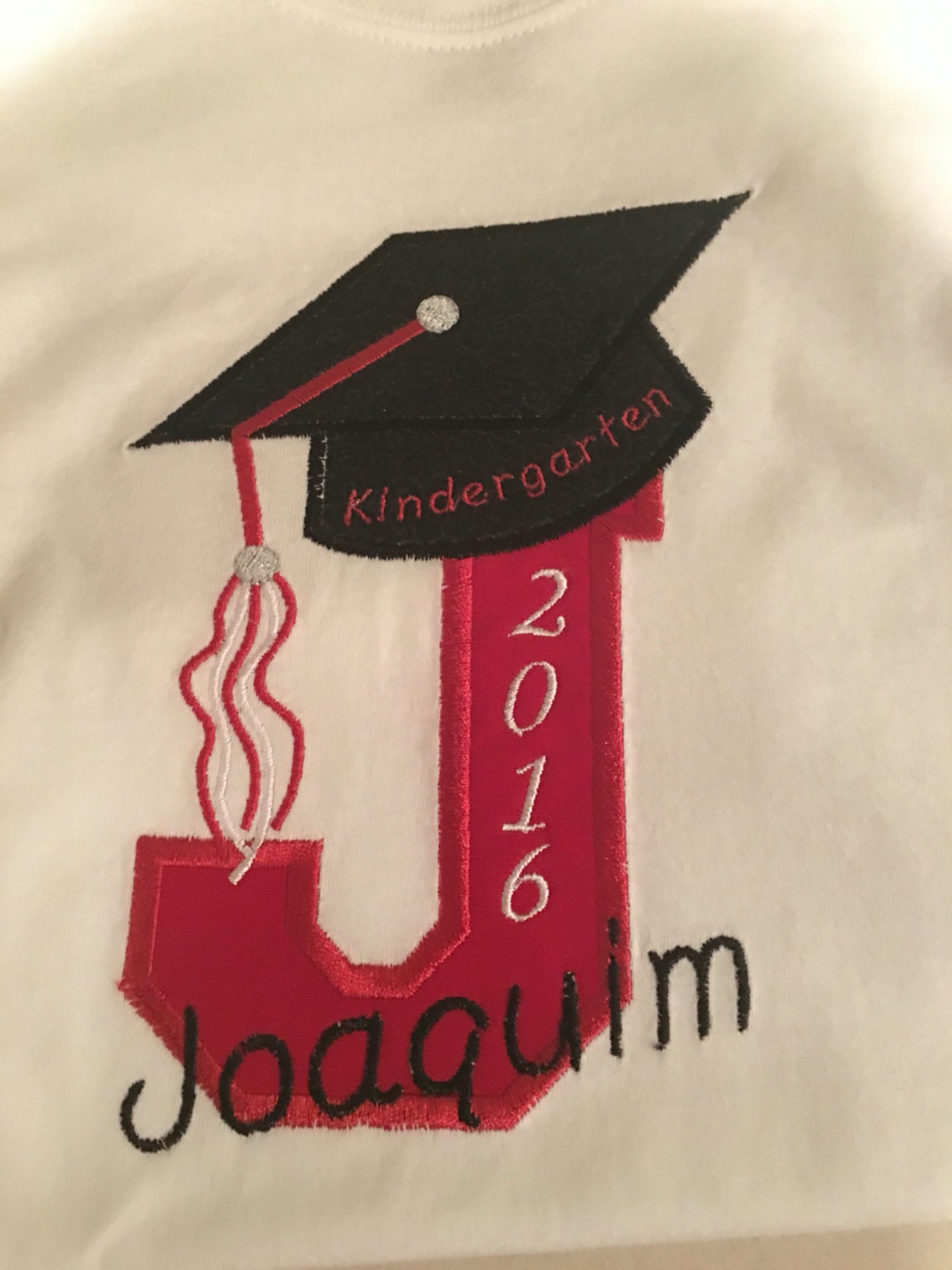 Personalized Graduation Embroidered Tshirt - Etsy