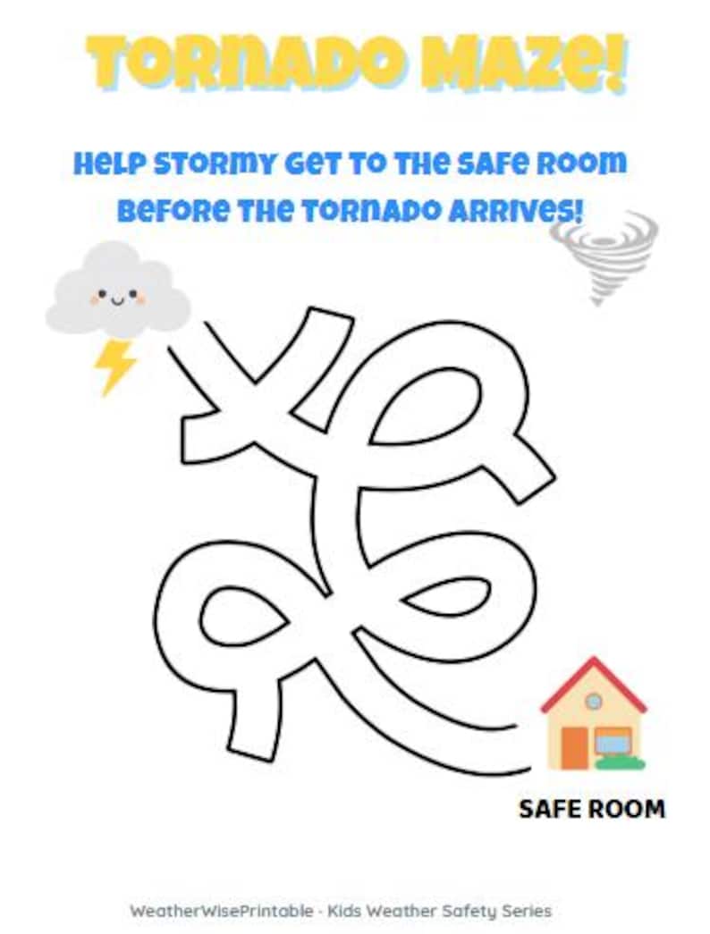 Kids Weather Safety Activity Pack | Fun Printable Worksheets for Ages 5 ...