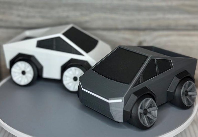 3d-printed Tooned Cyber Truck - Etsy