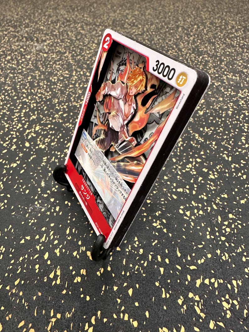 Custom 3D Shadowbox Manga-style Japanese Sanji Authentic One Piece ...