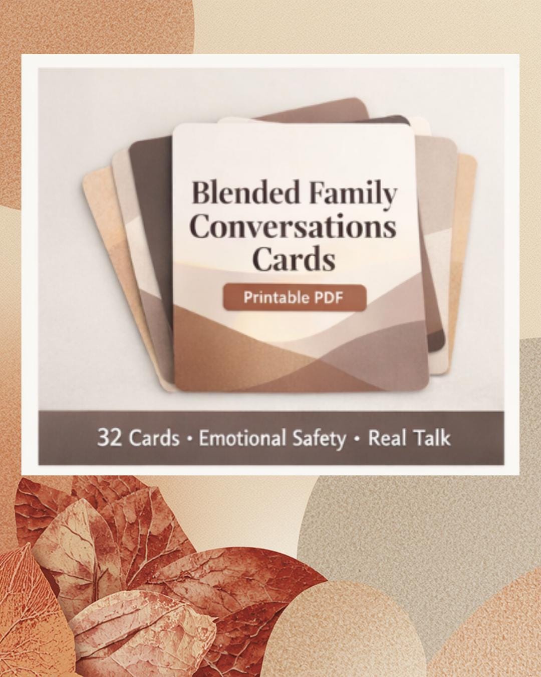 Blended Family Conversation Cards | Emotional Safety Deck | Stepparent ...