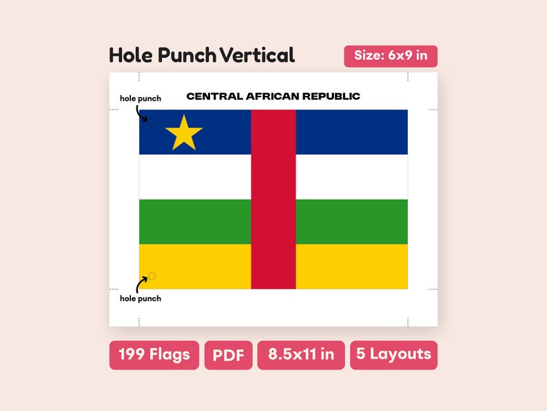 World Flags Garland Printable PDF - Rectangle Banner Bunting - 199 ...