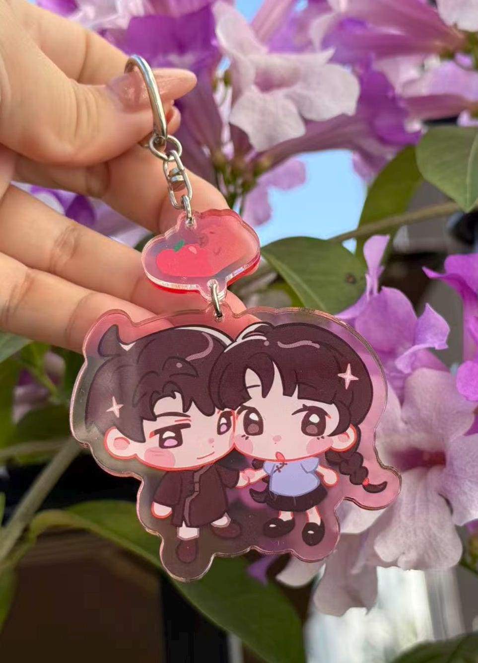 Custom Chibi Keychain & Standee– Personalized Anime Acrylic Charm ...