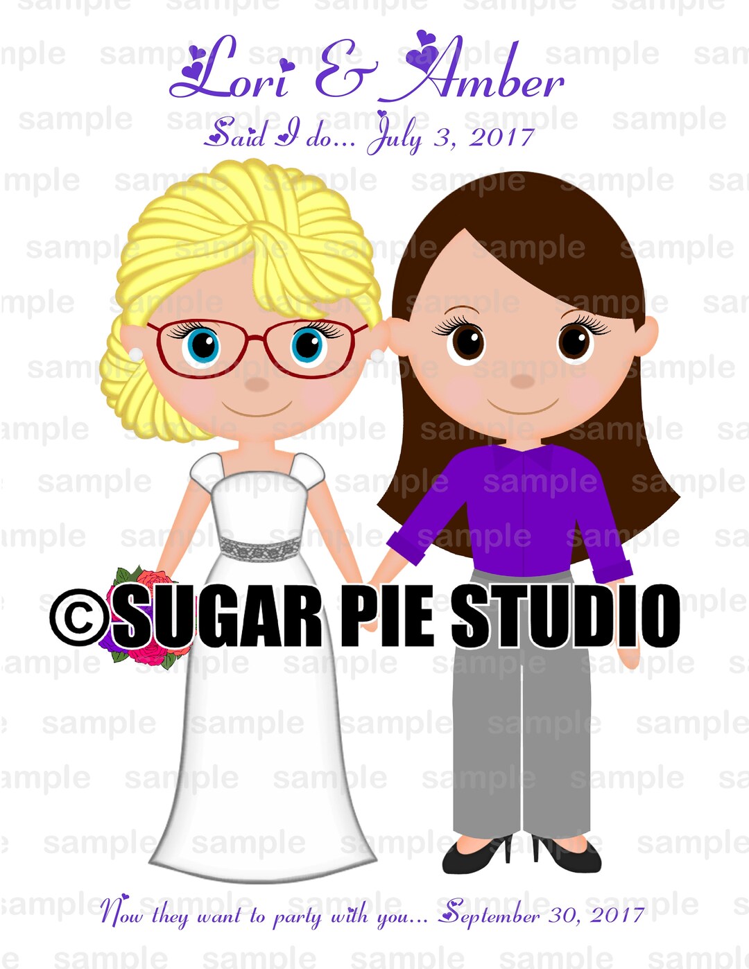 Same Sex Gay Wedding Activity Coloring Book Wedding Favor Kids 8.5 X 11 ...