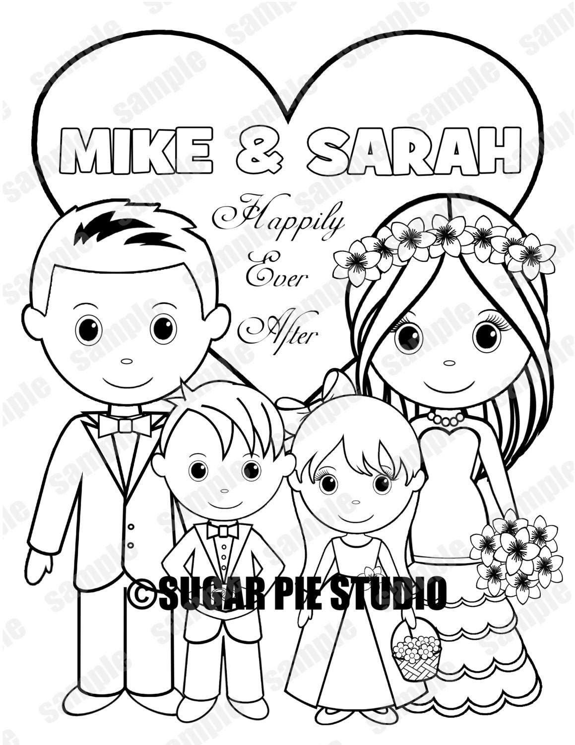 Ring Bearer Pages Coloring Pages