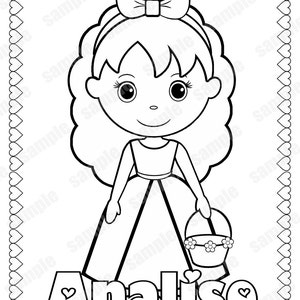 PRINTABLE Flower Girl or Ring Bearer Wedding Activity Book Coloring ...
