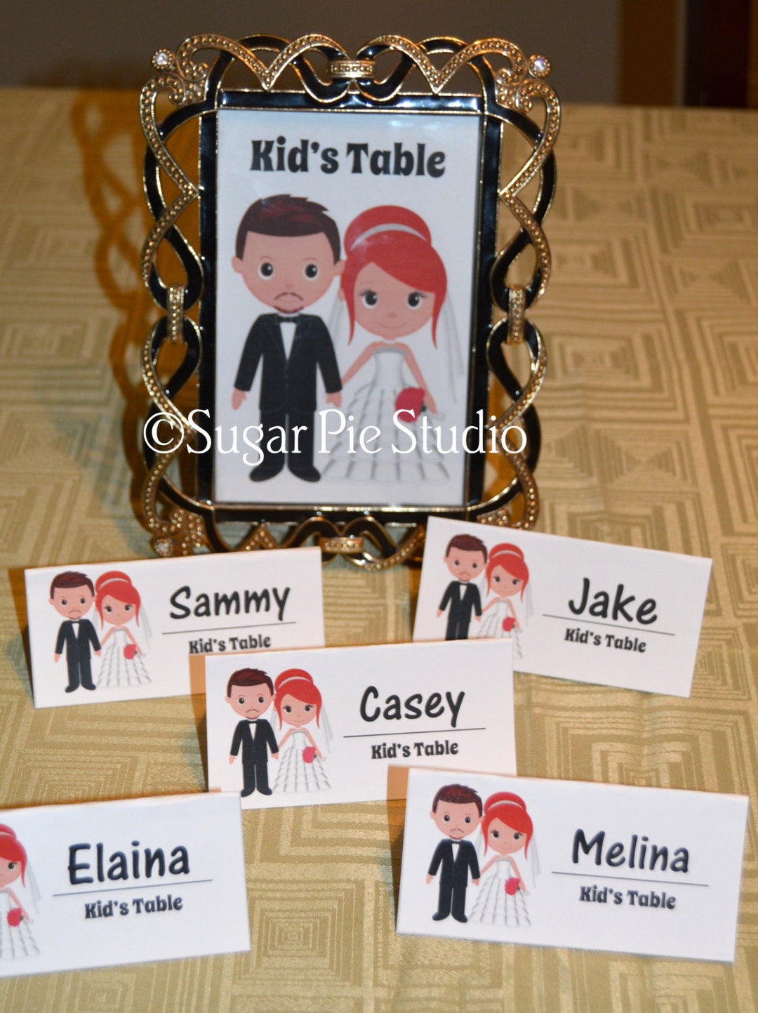 Place Setting Table Sign and Kids Seating Arrangement Cards - Etsy