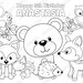 Personalized Printable Woodland Forest Animals Deer Fox Birthday Party ...