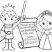 Personalized Princess Coloring Page Birthday Party Favor Colouring ...