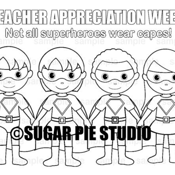 Superhero Teacher - Etsy