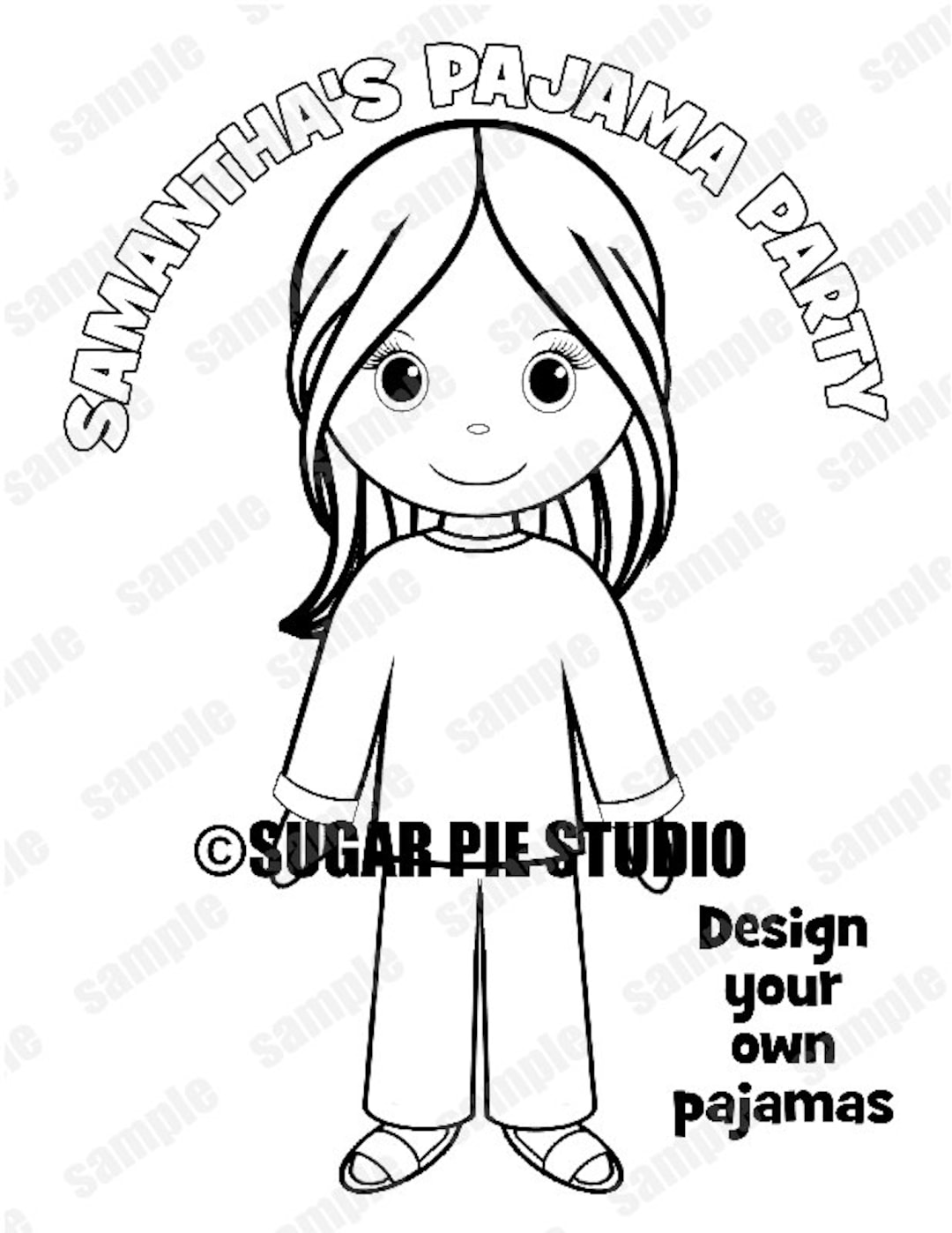 Printable Pajama Template