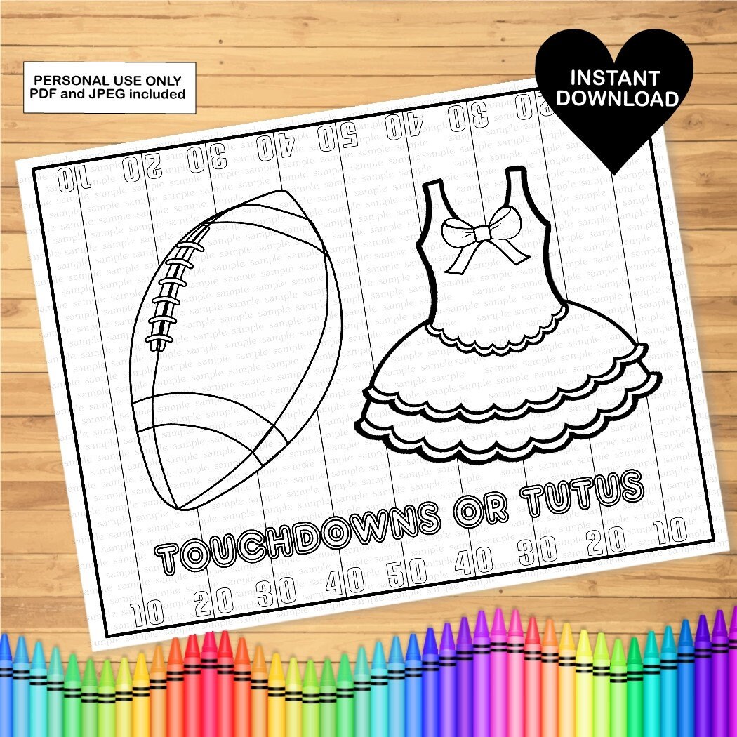 GENDER REVEAL Coloring Page Childrens Activity Colouring Sheet Kids ...