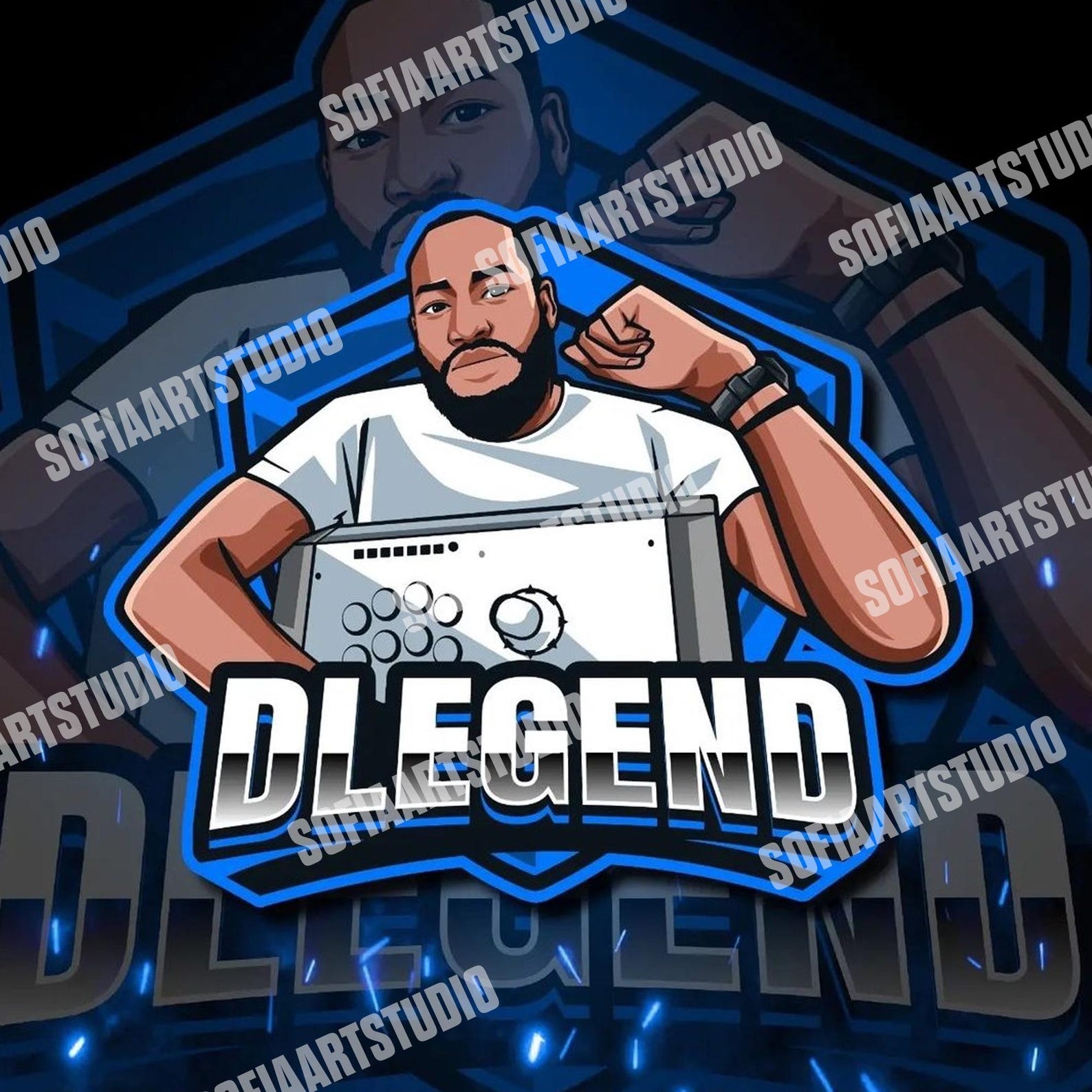 Custom Gaming Mascot Logo | Esports Streamer Avatar for Twitch Youtube ...