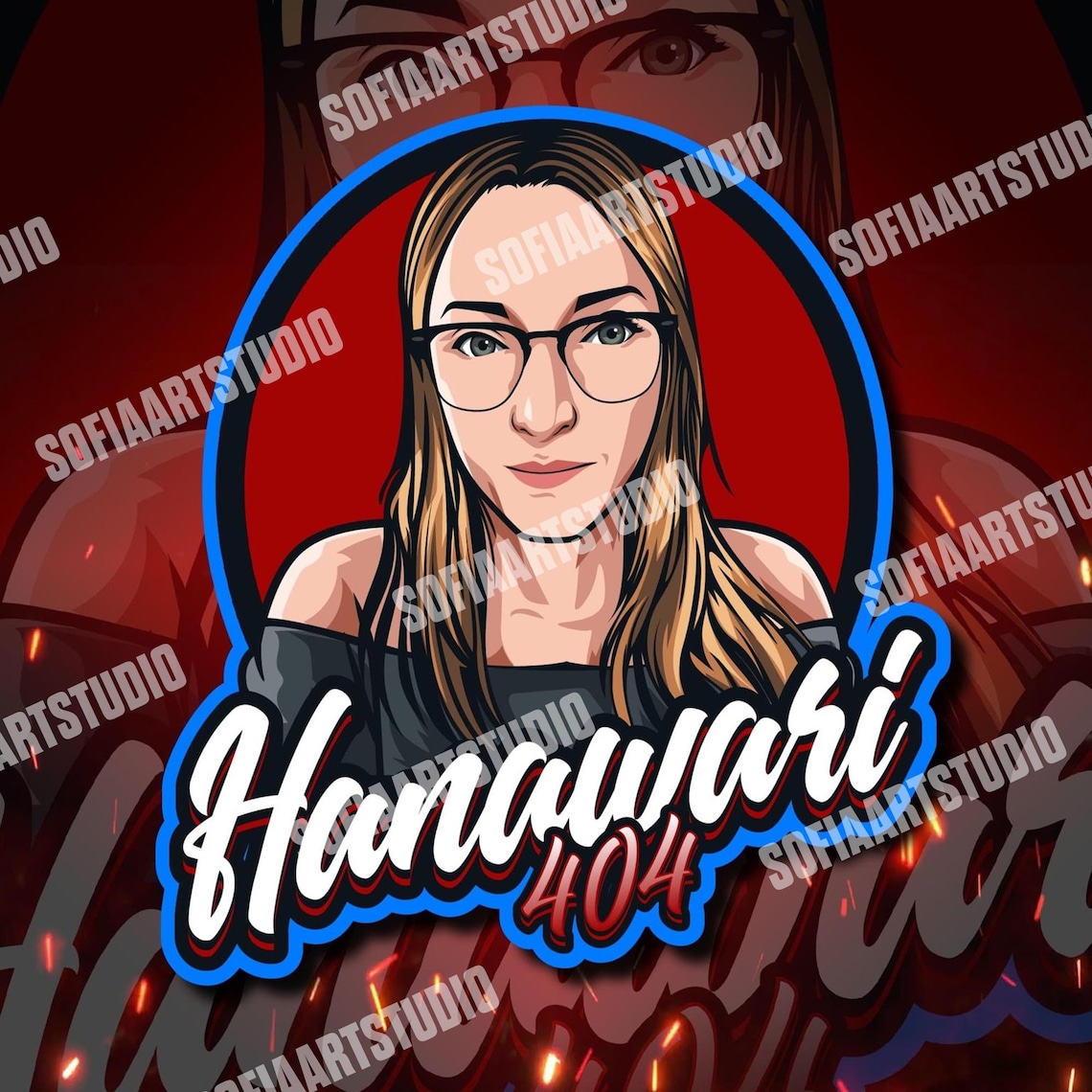 Custom Gaming Mascot Logo | Esports Streamer Avatar for Twitch Youtube ...