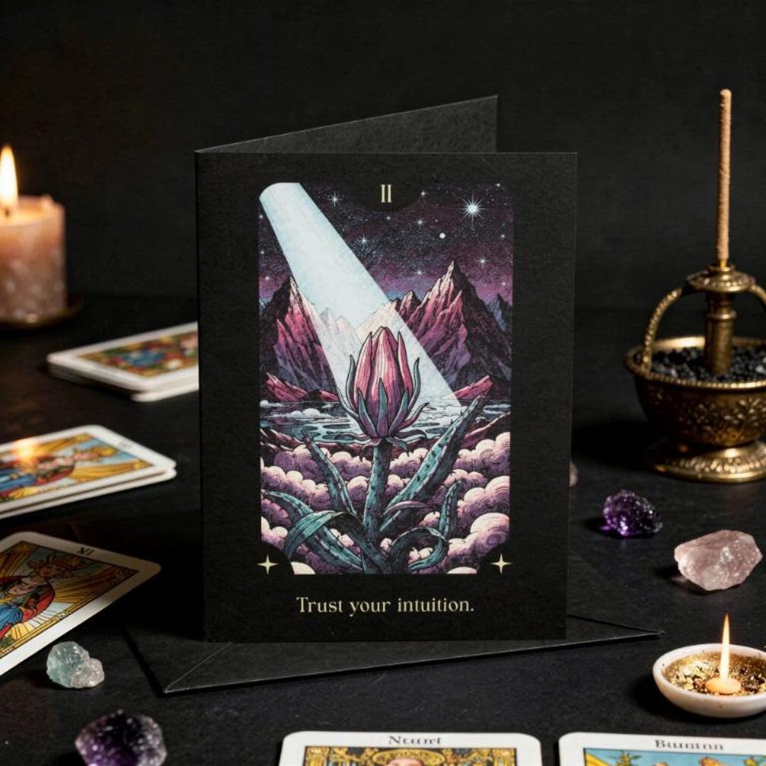 The High Priestess Tarot Birthday Card | Thoughtful Birthday Keepsake ...
