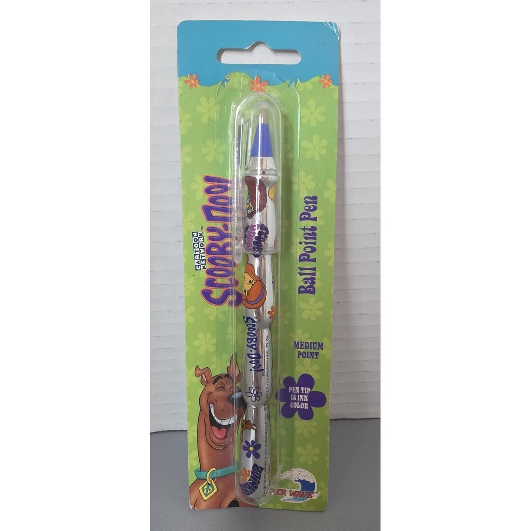 SCOOBY-DOO 1999 Cartoon Network Ball Point Pen Medium Point World Trend ...