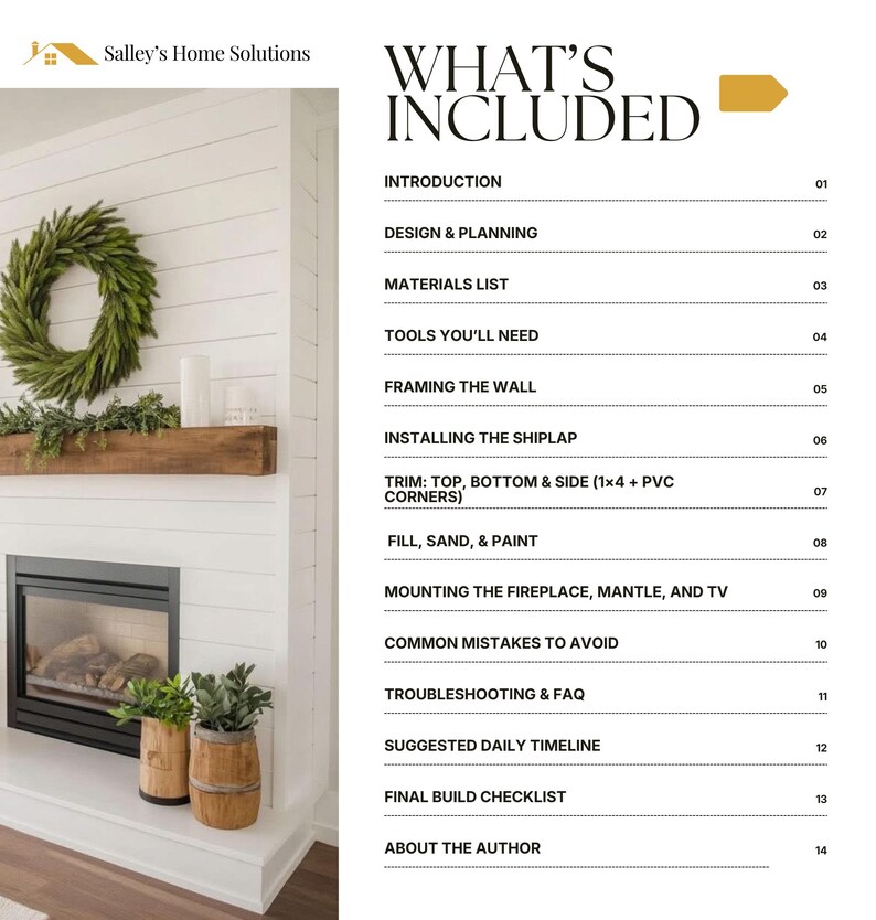 DIY Shiplap Wall E-book | Beginner-friendly Feature Wall Guide (digital ...