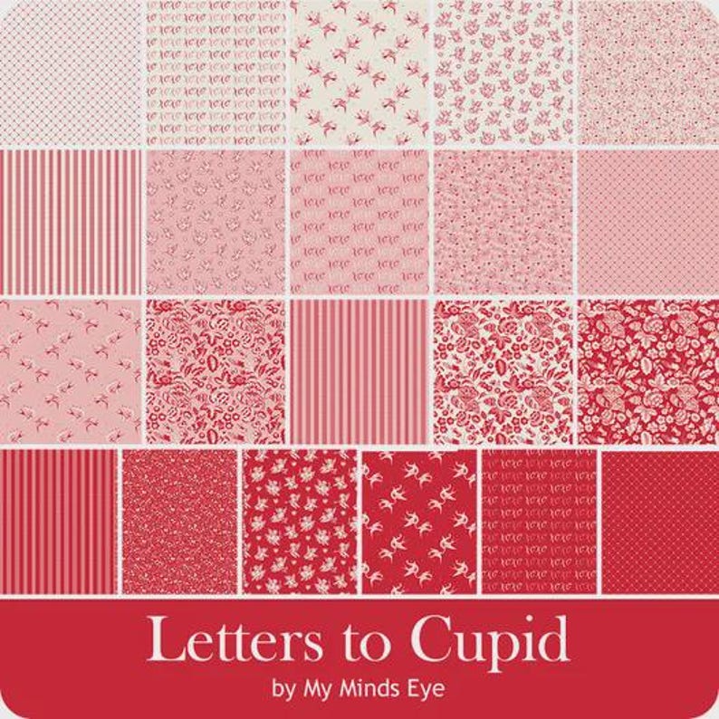 Letters to Cupid Main Red by My Minds Eye - Etsy