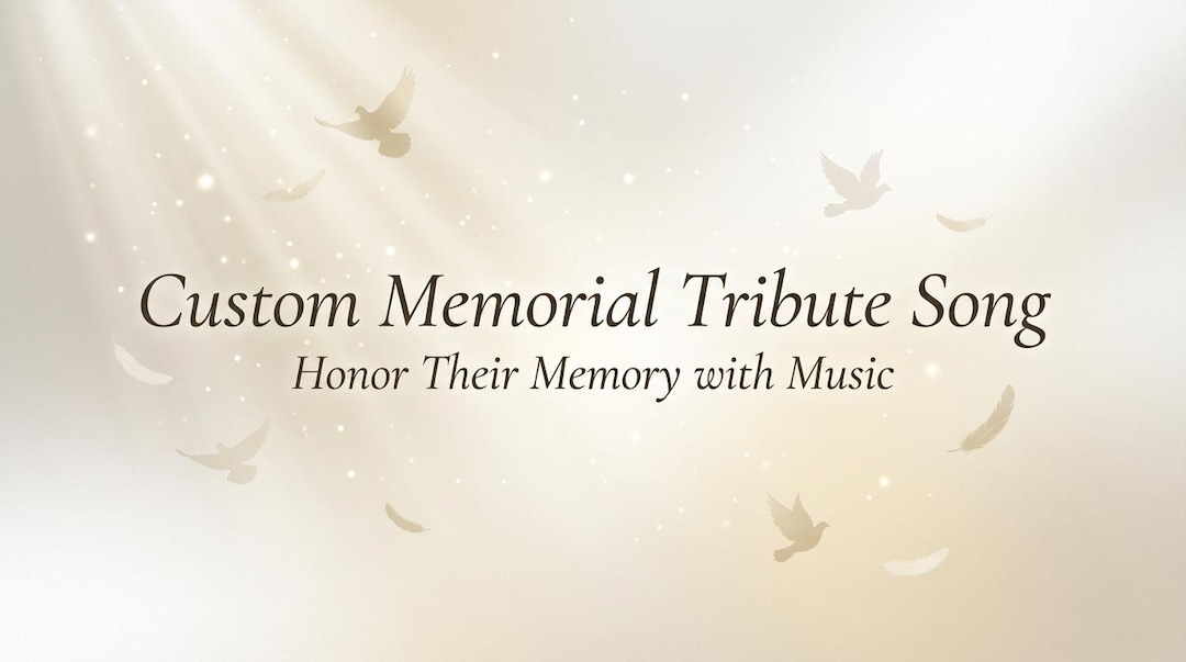 Personalized Memorial Song • Custom Tribute Music & Lyrics - Etsy