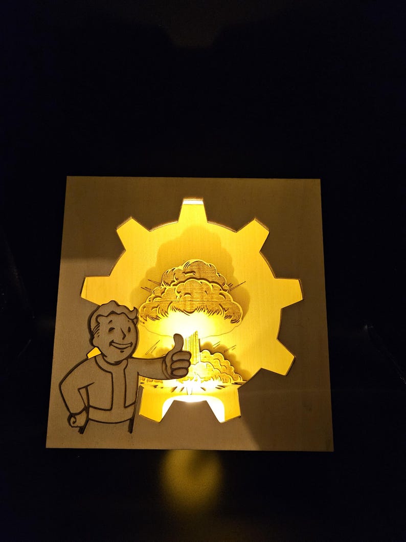 Fallout Inspired Light Box - Etsy