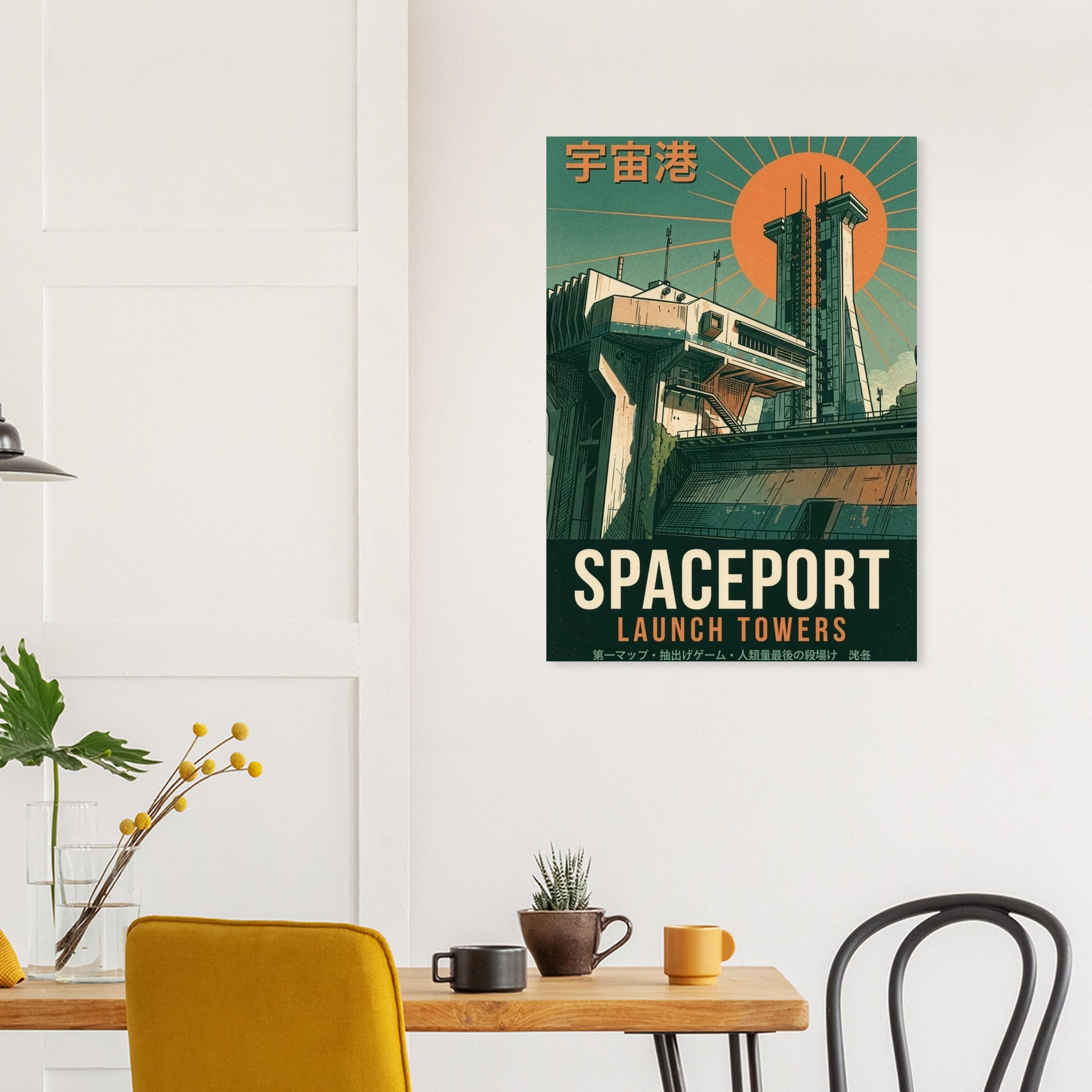 ARC Raiders Poster Spaceport Launch Towers – Spaceport Collection #1 ...
