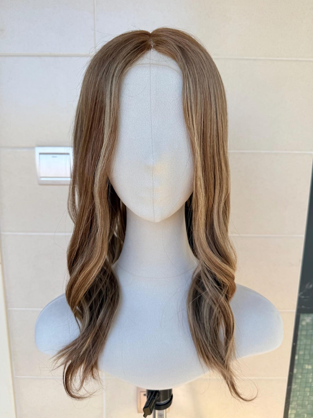 Stock-lace Top Virgin European Highlighted Wig 10/16# | Luxury Kosher ...