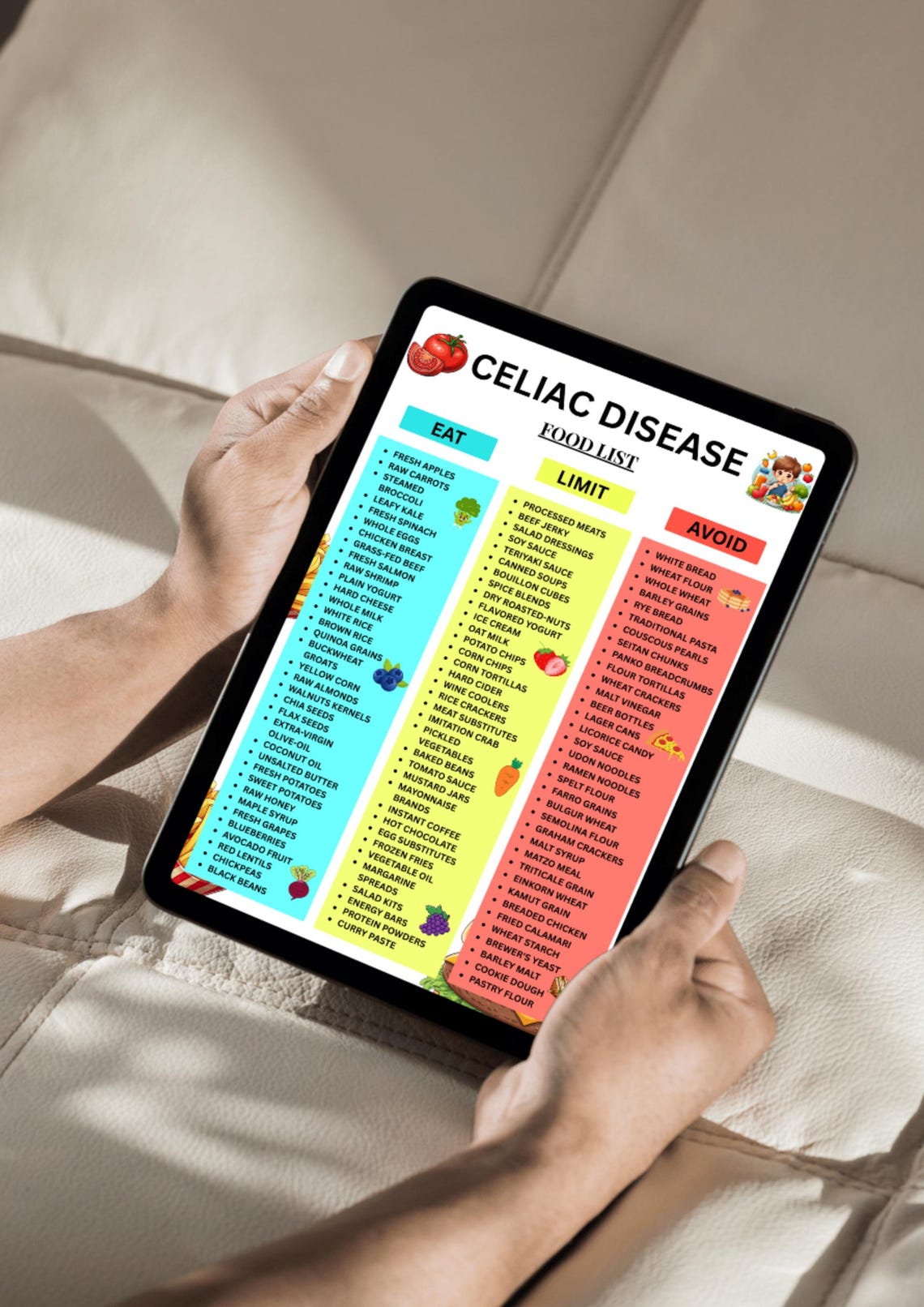 Celiac Disease Diet Food List, Gluten-free Foods to Eat, Limit & Avoid ...
