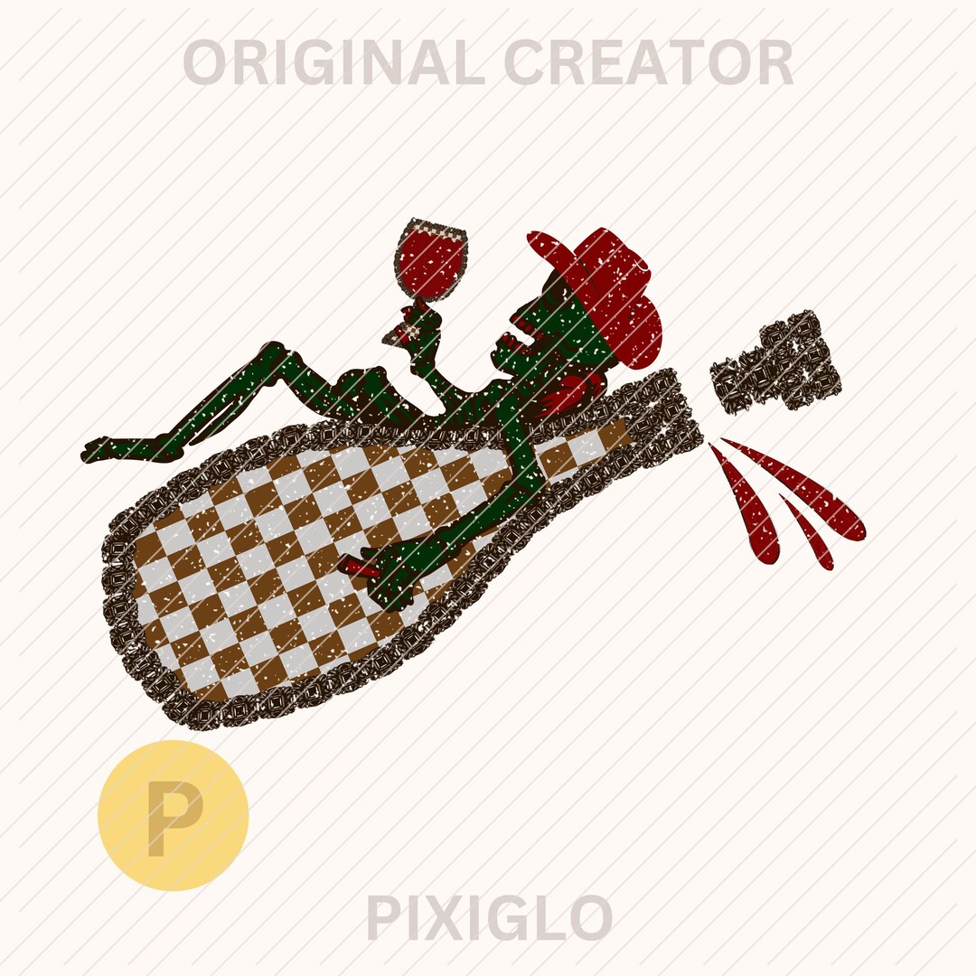 Cowboy Vintage Skeleton Checker Wine Bottle Wine Class Png * Rodeo ...