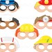 Boys Career Printable Masks, Careers, Police, Fireman, Doctor ...