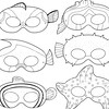 Monster Printable Coloring Masks, Halloween Masks, Monsters, Monster ...