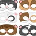 Woodland Forest Animals Printable Masks, Woodland Animal Mask, Bear ...