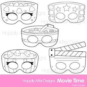 drama masks coloring page