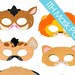 African Animals Mask Embroidery Design Pack, Lion Mask, Meerkat Costume ...