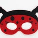 Ladybug Mask Embroidery Design Ladybug Mask Machine - Etsy