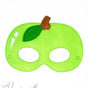 Apple Mask Embroidery Design, Apple Mask, Machine Embroidery, ITH Mask ...