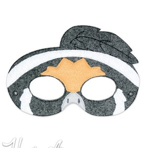 Quail Mask Embroidery Design, Bird Mask, Machine Embroidery, ITH Mask ...