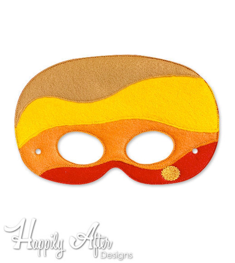 Jupiter Mask Embroidery Design, Jupiter Mask, Machine Embroidery, ITH ...