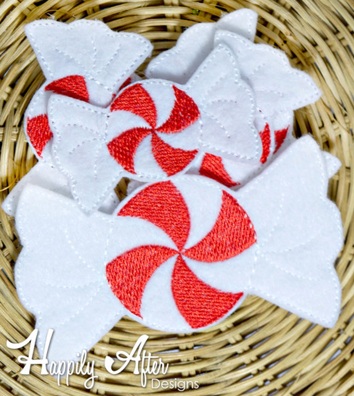 Mint Candy Feltie Embroidery Design, Christmas Feltie, Mint Feltie ...