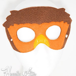 Robin Mask Embroidery Design, Bird Mask, Machine Embroidery, ITH Mask ...